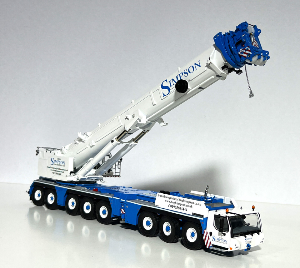 Liebherr LTM 1650-8.1 crane "Hugh Simpson LTD" WSI truck models , 1:50 ...
