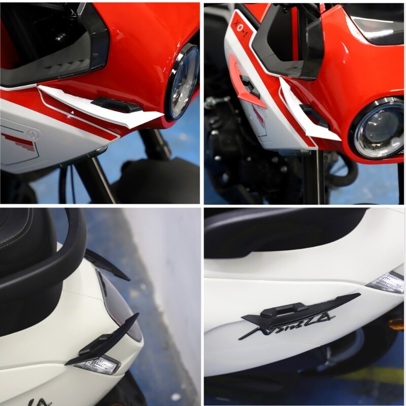 Motorcycle Modification Accessories Aerodynamic Spoiler Wing | eBay