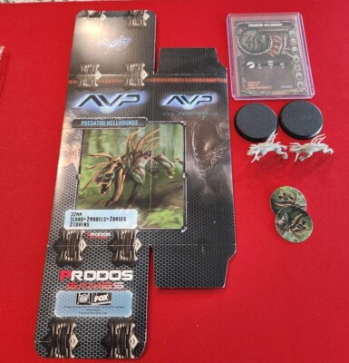 AVP Alien vs Predator Prodos Game Miniatures Predator Hellhounds Open ...