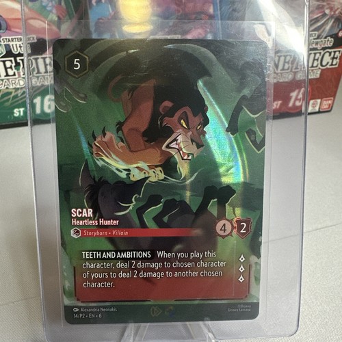 Disney Lorcana Scar Heartless Hunter Enchanted Championship Promo 14/P2 | eBay