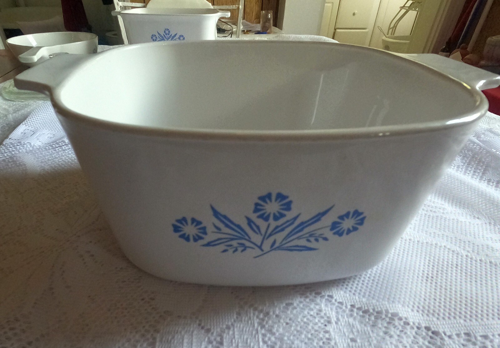 Vintage, rare stamped Corning Ware, Cornflower, 4 Pyroceram and two ...