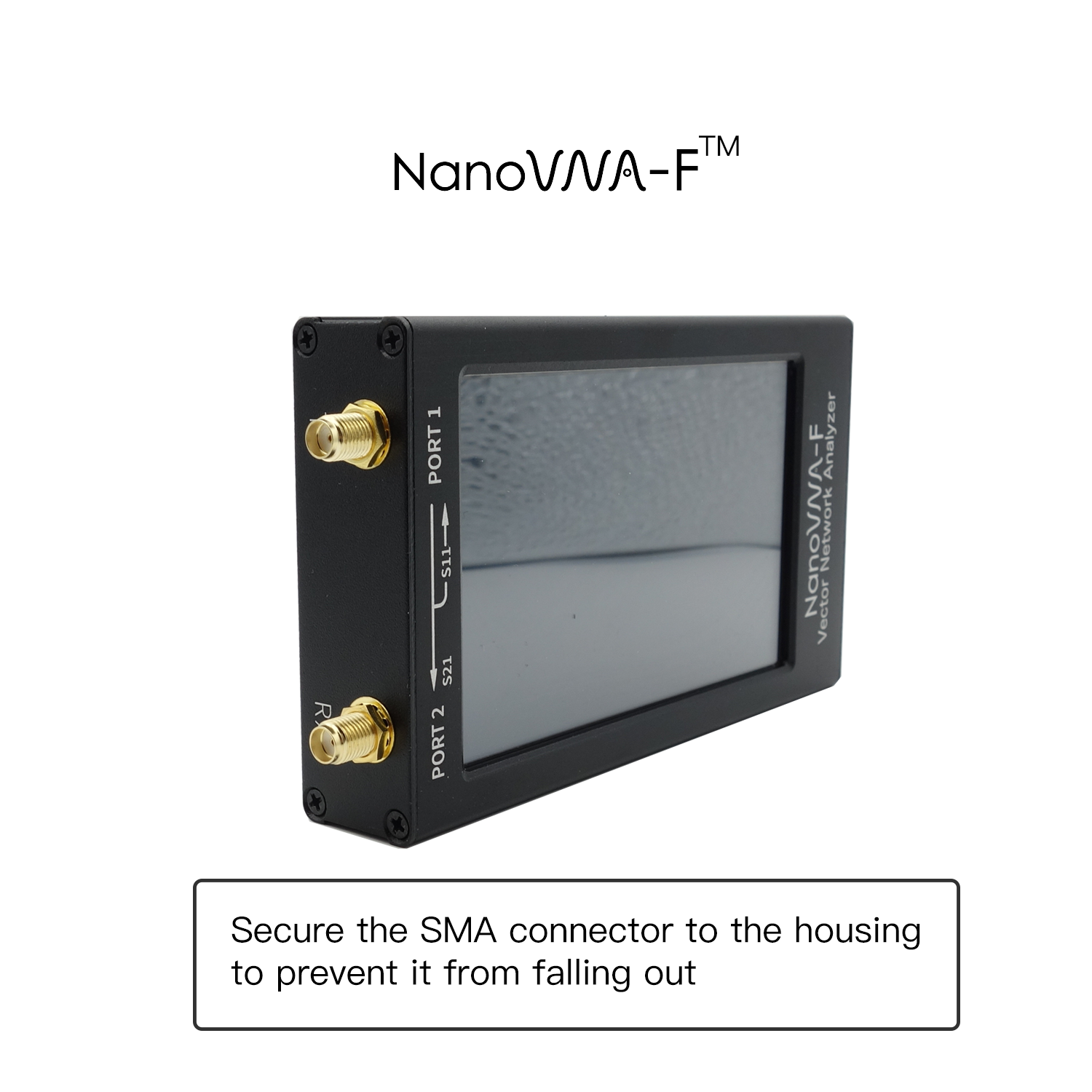 50KHz-1500MHz NanoVNA-F 4.3" LCD Display HF VHF UHF VNA Vector Network ...