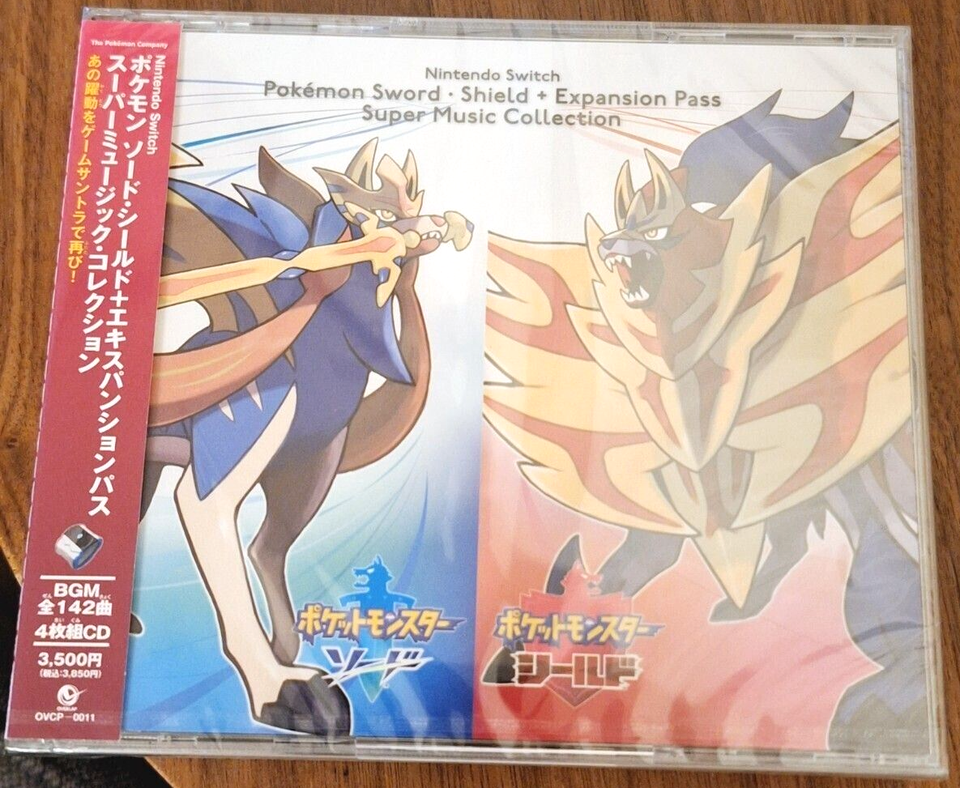 Pokemon Super Music Collection 3 CD Set Sword Shield Arceus Scarlet ...