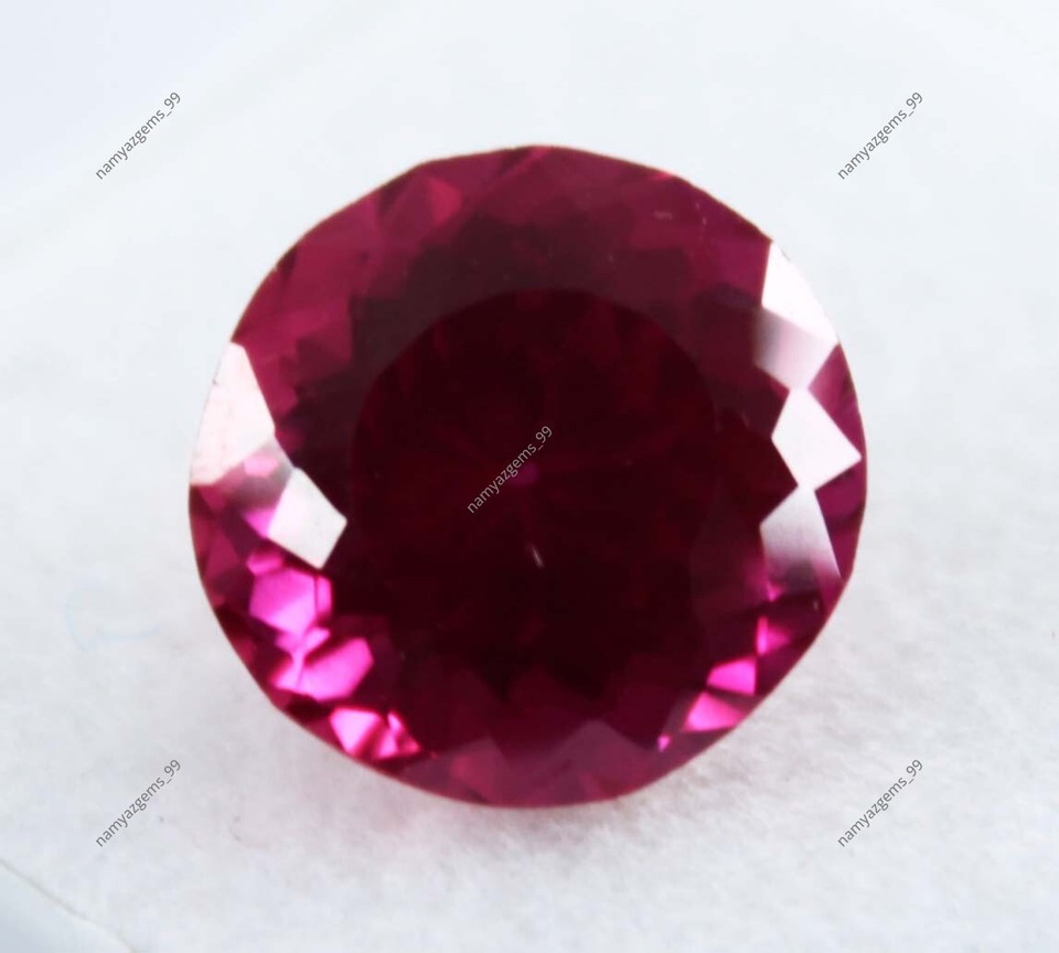 6 Ct Natural Pigeon Blood Red Ruby CERTIFIED Loose Gemstone Round Cut ...