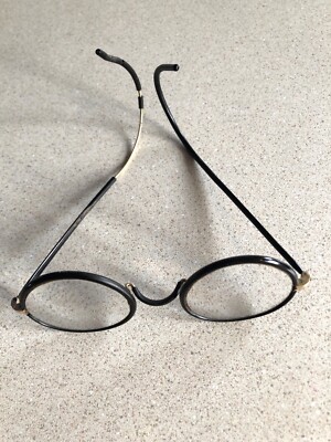 Antique Windsor Style Frame Celluloid Wrap Round Eyeglasses Spectacles ...