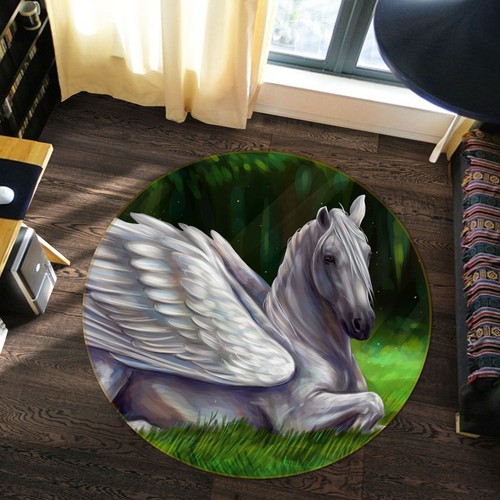 3D Pegasus Lawn B152 Animal Non Slip Rug Mat Elegant Photo Carpet Zoe ...