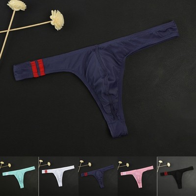 Stylish Men's Low Rise G String Thong Briefs See Through Jockstrap Design | eBay UK
