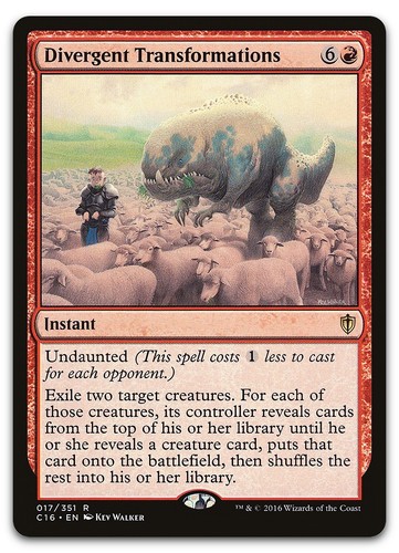 Divergent Transformations #17 (NM) Commander 2016 C16 Magic MTG | eBay