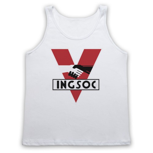 NINETEEN EIGHTY-FOUR 1984 INGSOC POLITICAL PARTY LOGO ADULTS VEST TANK ...
