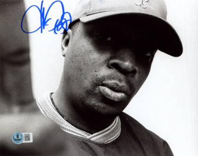 CHUCK D SIGNED AUTOGRAPHED 8x10 PHOTO RAP RAPPER PUBLIC ENEMY BECKETT ...