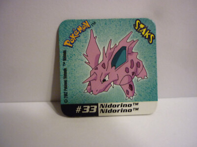 Staks Magnet Aimant Pokémon Nintendo 2002 N° 33 nidoran | eBay