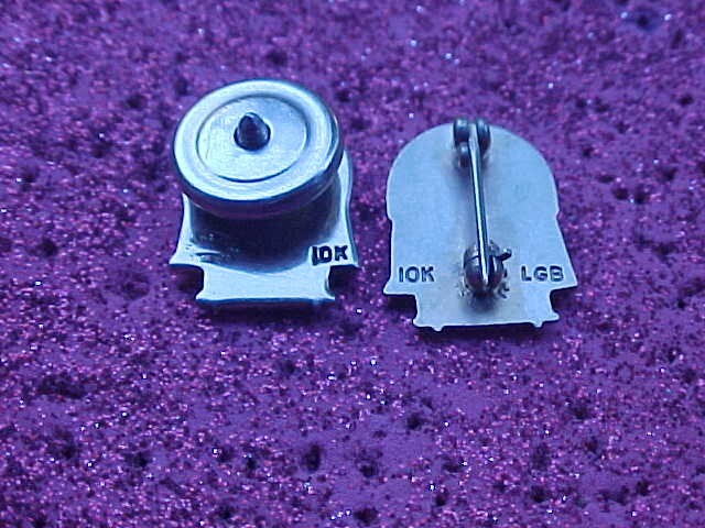 Service Award Pins Lionel Trains 15 (1 Sapphire 10K) 25 (1 Diamond 10K ...