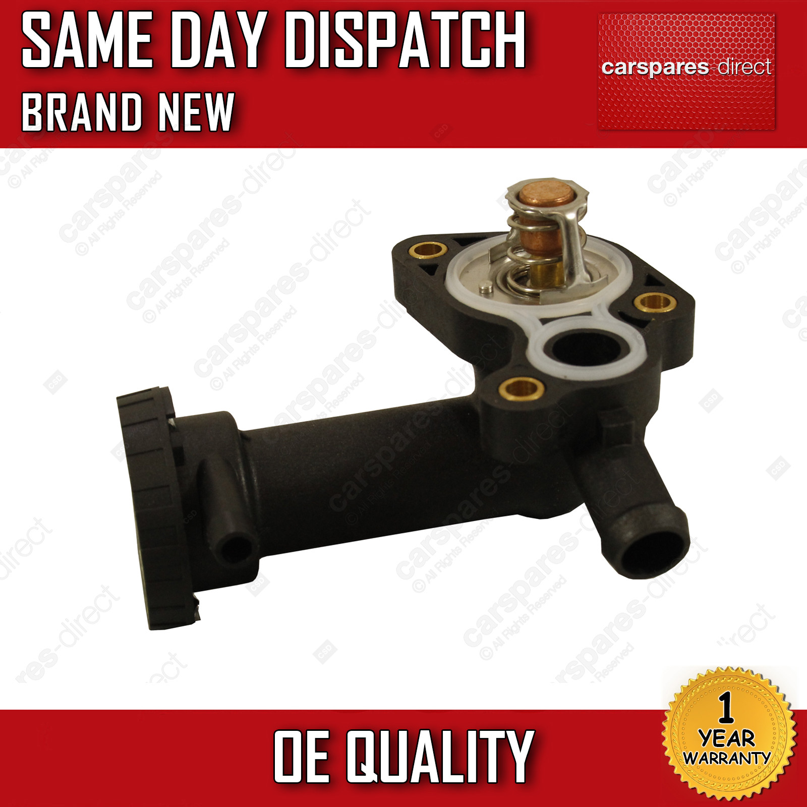 MINI R50, R52, R53 THERMOSTAT HOUSING COOPER S ONE PETROL CONVERTIBLE ...