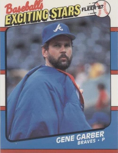 1987 Fleer Baseball's Exciting Stars - Gene Garber #17 for sale online ...