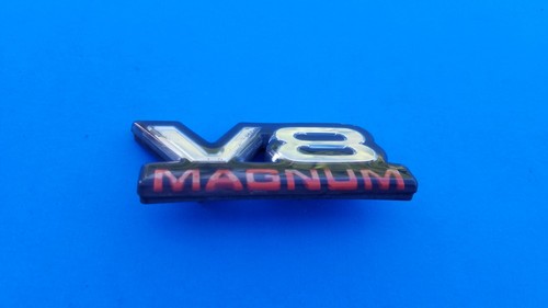 94 95 96 97 98 99 00 01 DODGE RAM V8 MAGNUM SIDE EMBLEM LOGO BADGE USED ...