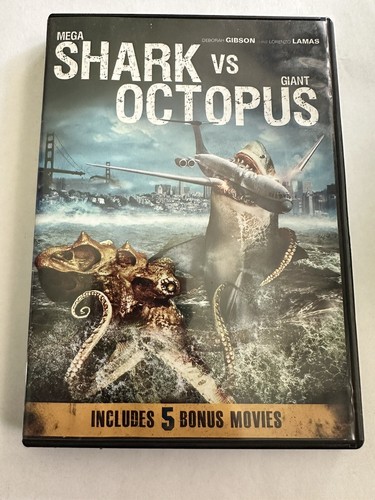 Mega Shark Vs Octopus - 6 Movies (DVD 2-Disc Set) Mutant Creatures ...