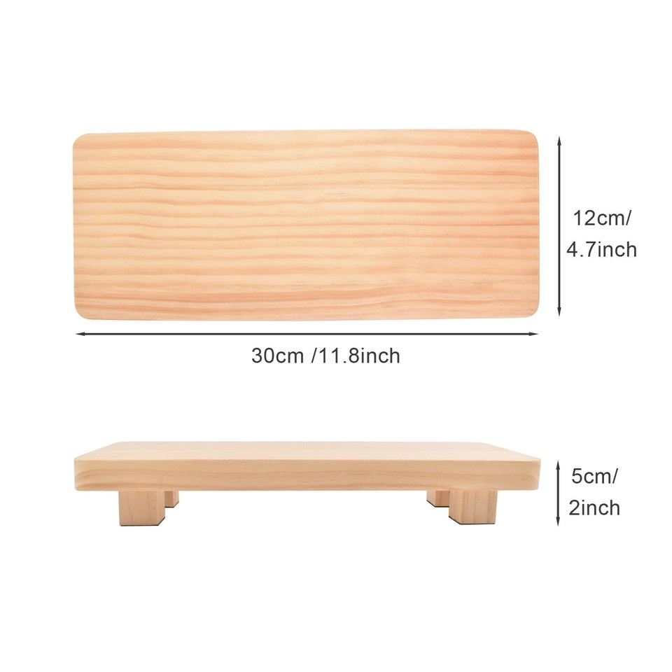 Pine Wood Riser for Home Decor Small Plant Stands Decorative Wood ...
