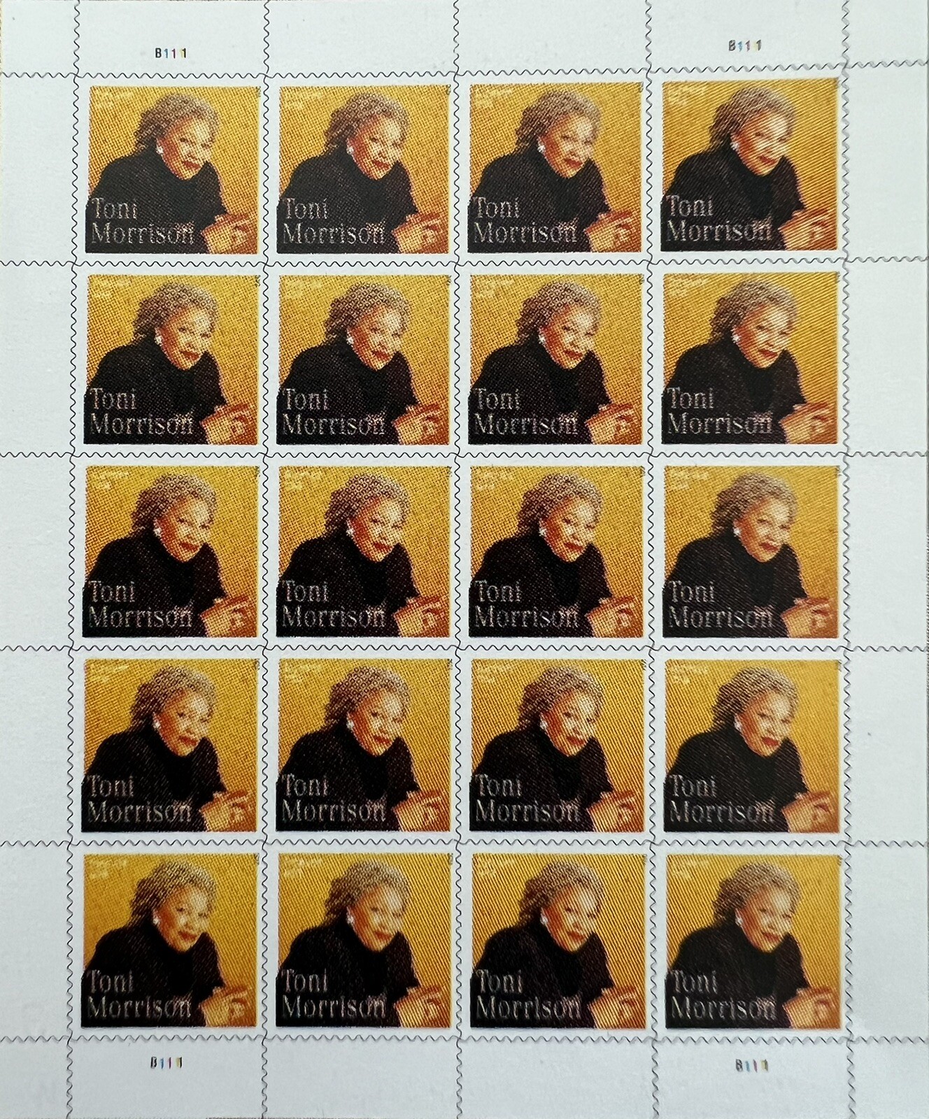 US Toni Morrison Forever Mint Sheet of 20 stamps. Pre-Order Ships 7 Mar ...