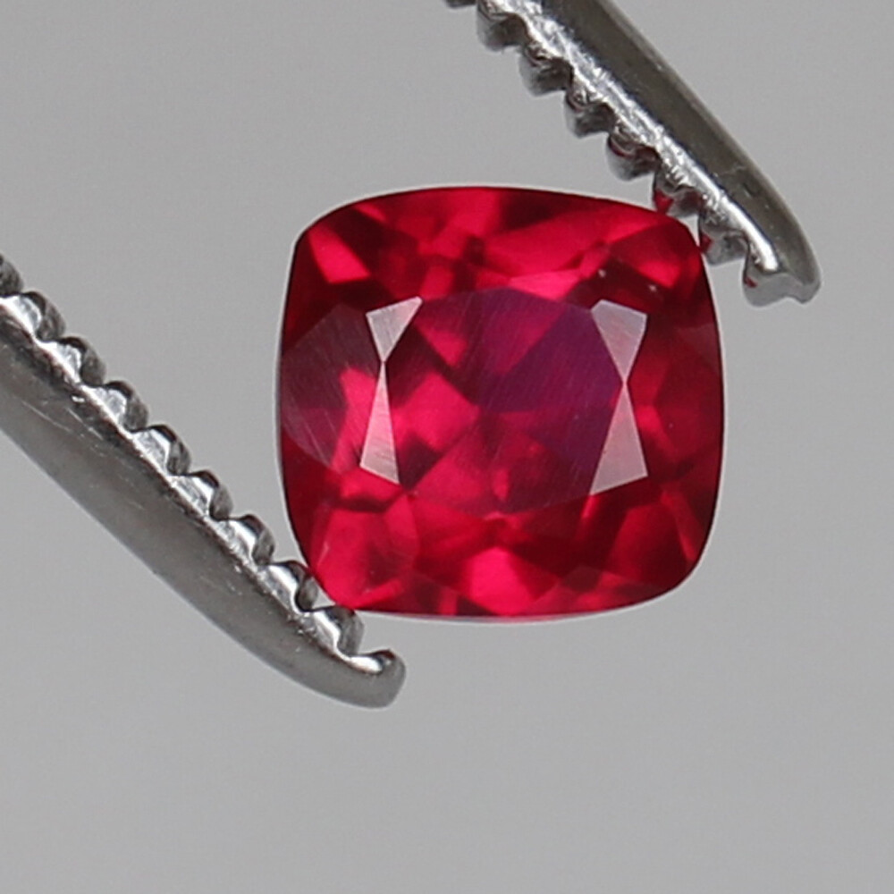Natural Mozambique Red Ruby 1.30 Ct Fine Square Cut Certified Gemstone ...