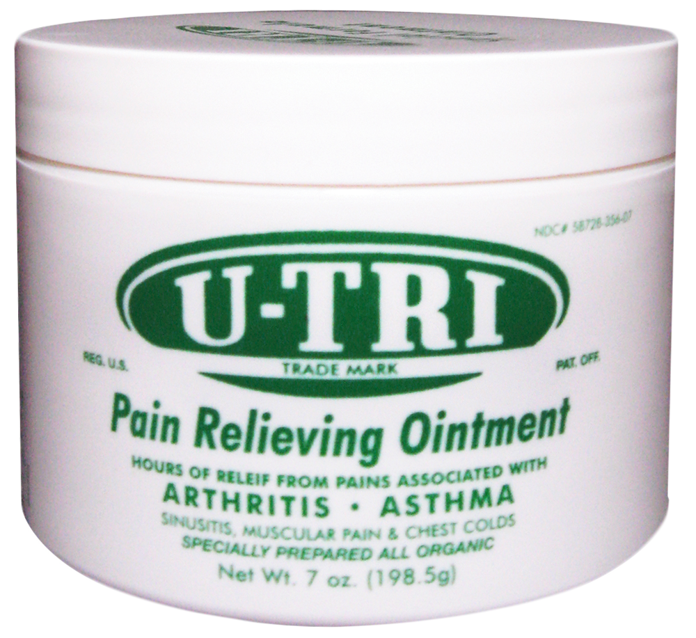 U-Tri Ointment for Muscle & Joint Pain, Made in USA Since 1938, 7 oz ...