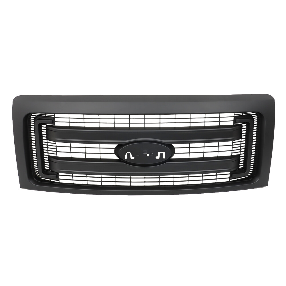 DL3Z-8200-CA Front Bumper Upper Grille For Ford F-150 2009-2014 Black ...