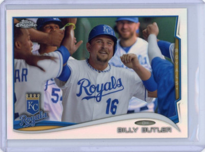 2014 TOPPS CHROME BILLY BUTLER REFRACTOR #68 KANSAS CITY ROYALS | eBay