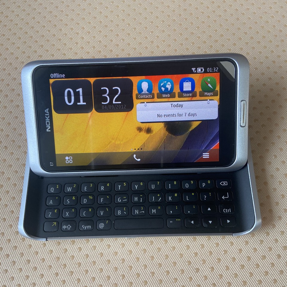Original Unlocked Nokia E7-00 4" Touch Screen Slide 16GB 3G Symbian ...