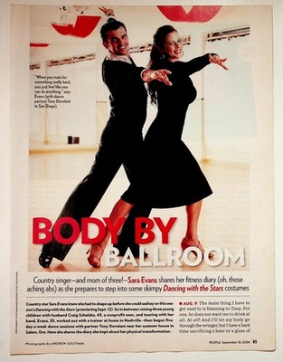 People Magazine 2006 Sara Evans Dancing with the Stars Print Article | eBay