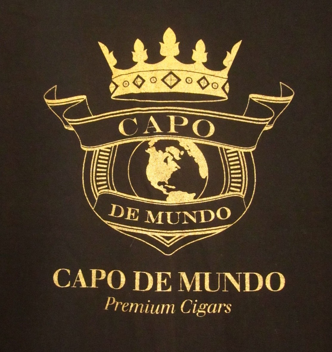 CAPO DE MUNDO tee XL Premium Cigars crown logo T shirt maduro ...