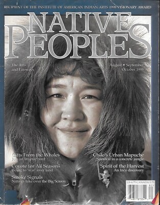 Native Peoples Arts and Lifeways Magazine Aug Sep Oct 1998 Summer Issue ...