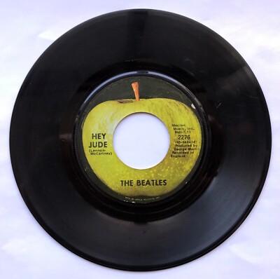 BEATLES – Hey Jude / Revolution 1971 45RPM Apple West Coast label VINYL ...