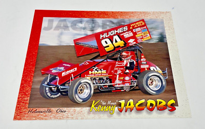 1998 Kenny Jacobs Motter Brothers Sprint Car Hero Card - 8" x 10" | eBay