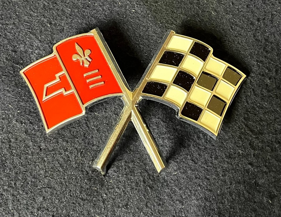 Corvette Nose Emblem - 1965-6 - NOS - GM # 3872929 | eBay