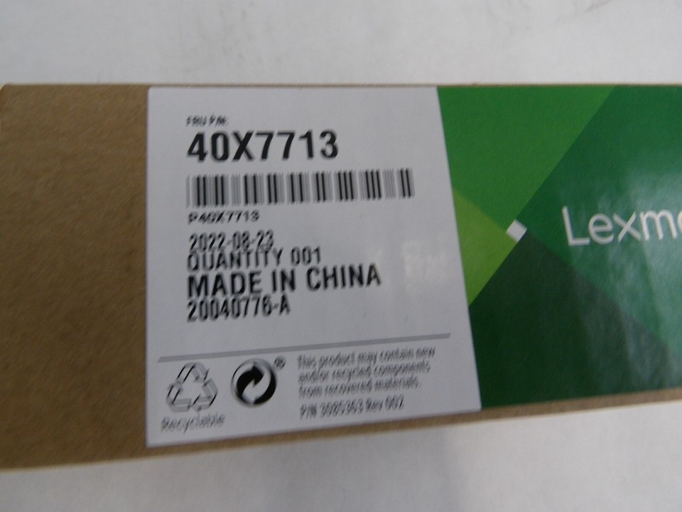 NEW SEALED OEM GENUINE LEXMARK 40X7713 SEPERATOR ROLLER | eBay