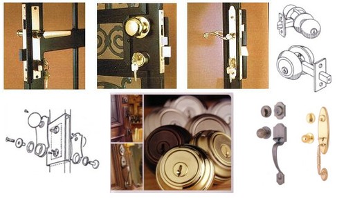 Replacement knob Locksets For Existing Iron Security Storm Doors Parts ...