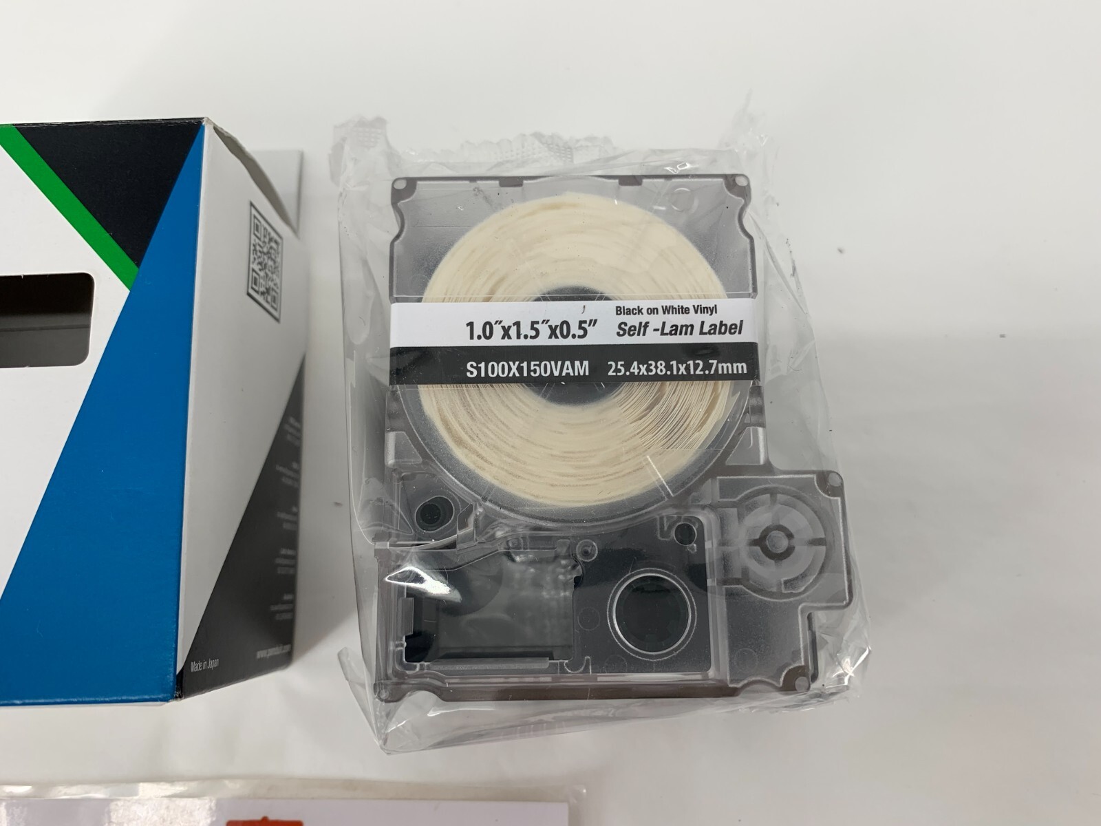 Panduit S100X150VAM Die-Cut Self-Laminating Label Cassette 1.0" x 1.5 ...