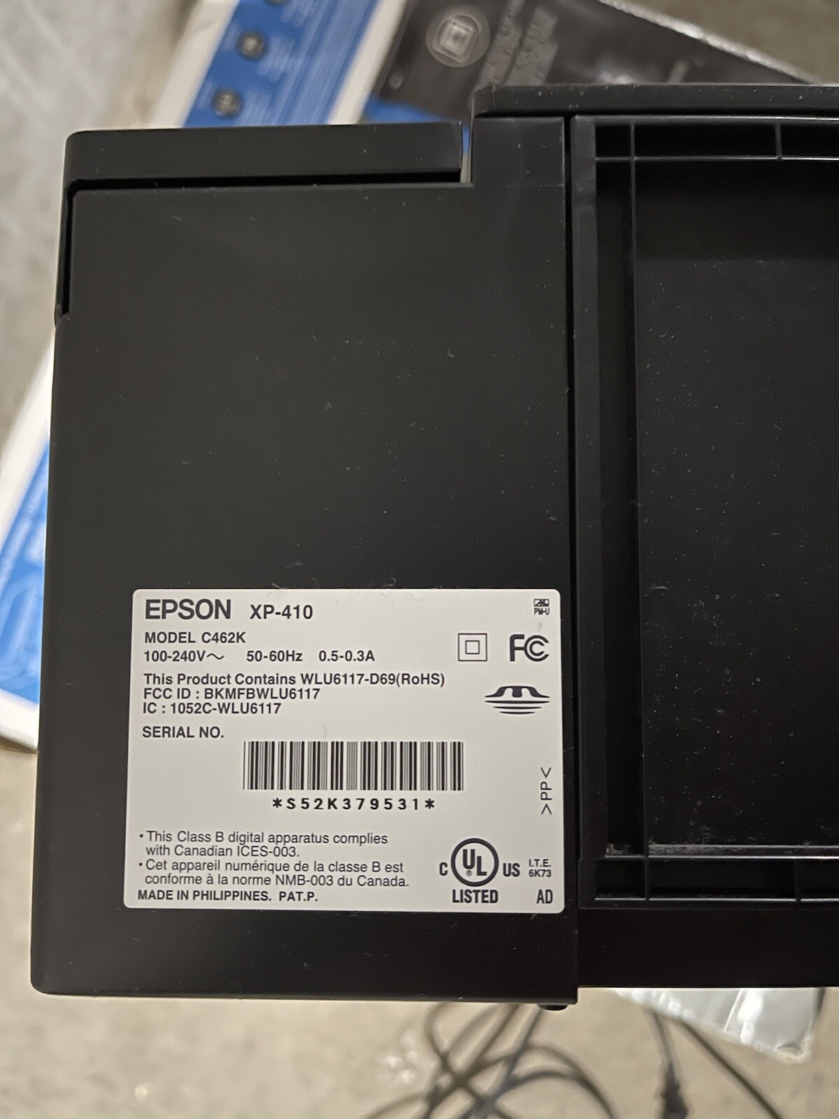 Epson Expression Home XP-410 All-In-One Inkjet Printer for sale online ...