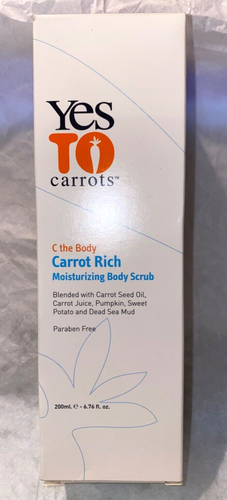 Yes To Carrots C the Body, Carrot Rich Moisturizing Body Scrub 6.76 fl ...