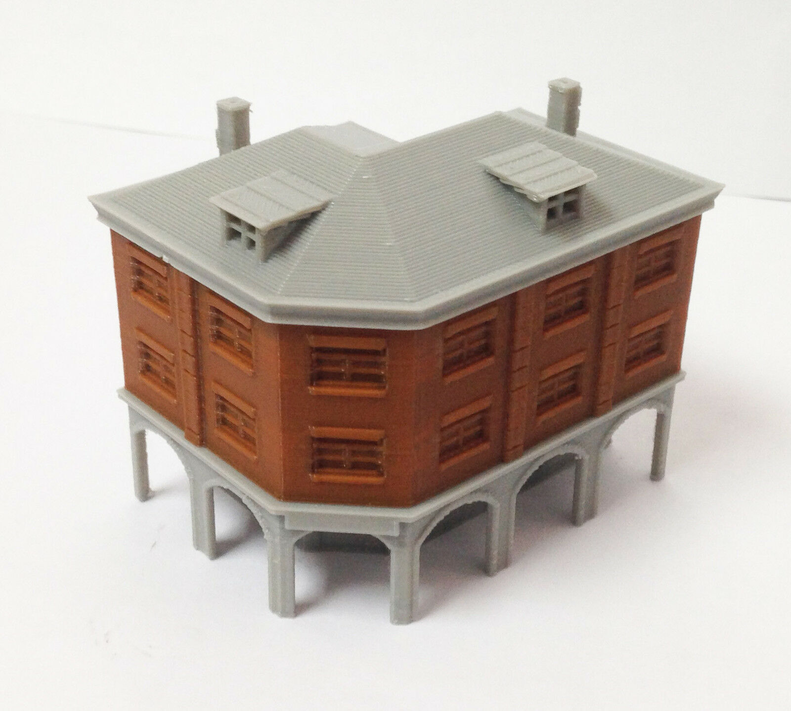 Z Scale 1:220 Urban Classic 3-Story Store Market (Corner Style) 3D ...