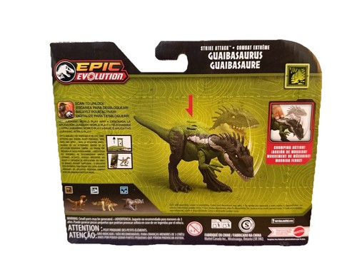 Jurassic World Mattel Epic Evolution Strike Attack GUAIBASAURUS (US ...
