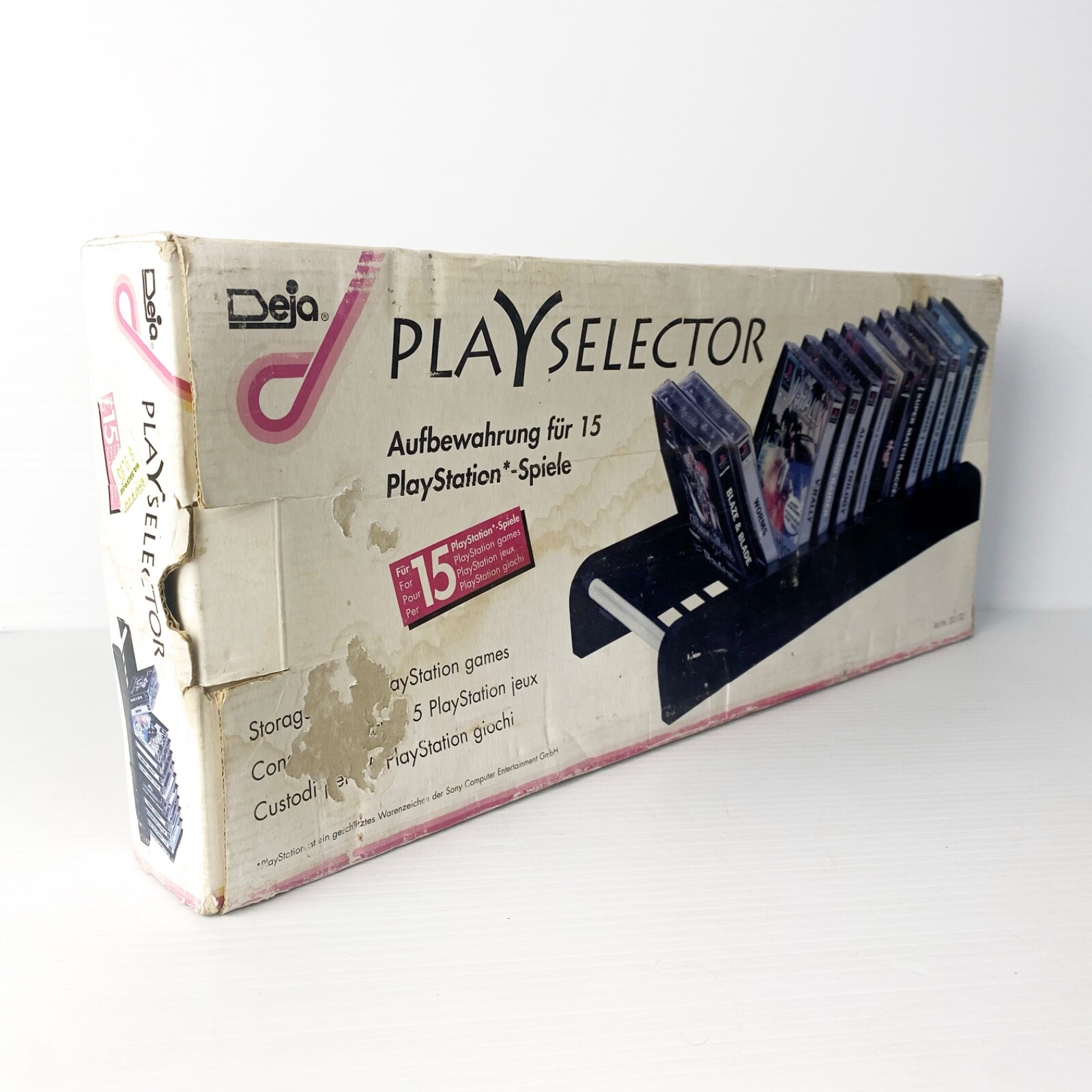 Disk Station Storage Unit Playstation 1 PS1 - Playselector + Box - Free ...