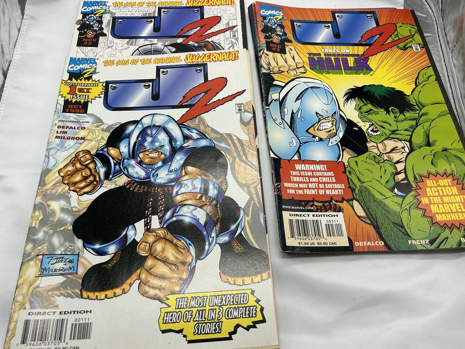 J2 Juggernaut Son 1998 First Issue #1 #2 #3(2) Lot Of 4 | eBay