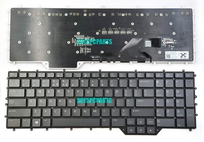 New for DELL Alienware M17 R2 M17 R3 area 51m r2 Keyboard Per-Key RGB ...