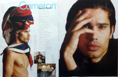Top model CAMERON ALBORZIAN => 2 pages 1994 french CLIPPING | eBay UK