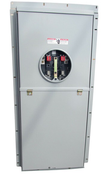 Murray JA220CF Mount Meter Panel 200A 120/240V 1Ph 3R Main Breaker ...