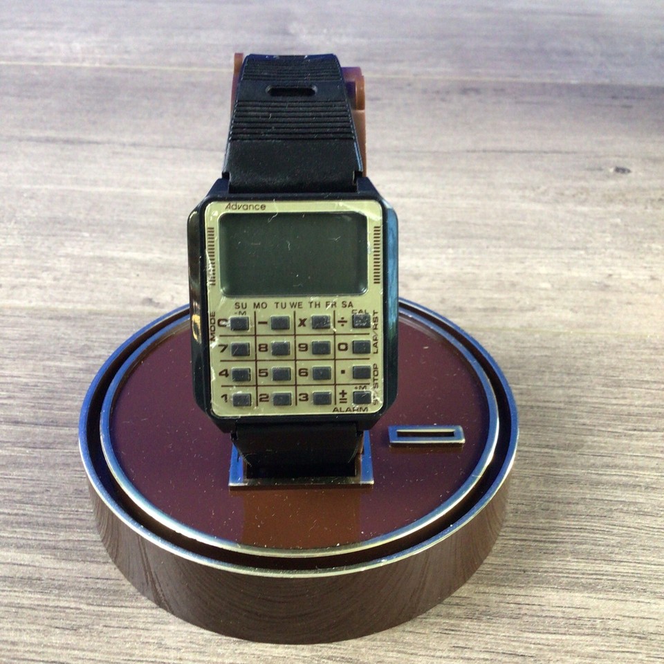 Vintage Advance L24 LCD LED calculator watch NOS | eBay