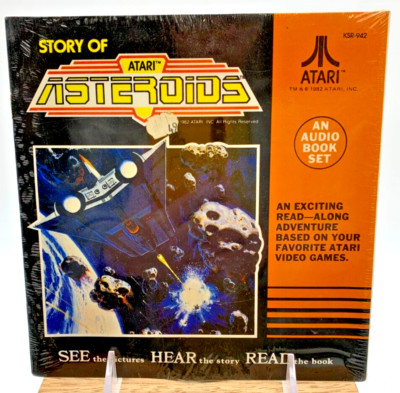 VTG 1982 NIP Story of ATARI ASTEROIDS 1982 story book with record NEW OLD STOCK | eBay