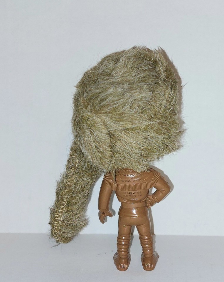 REMCO Daniel Boone 4 " DOLL Fess Parker incomplete powder horn nor ...