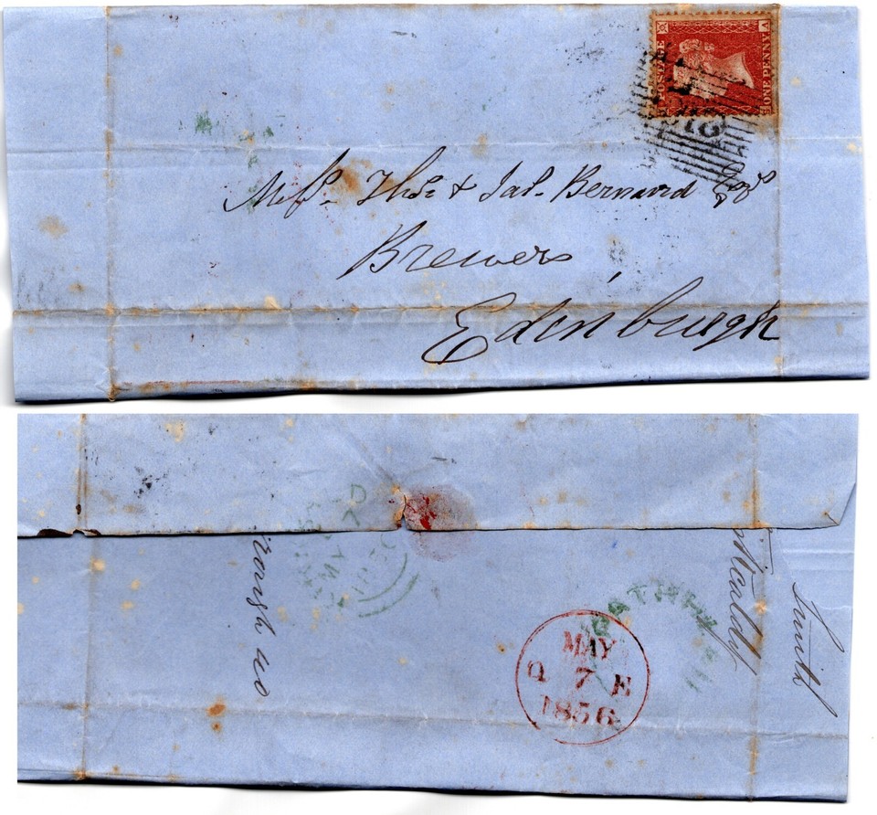 QV Covers 1840 onward 1d Red & GB Postal History Postmarks Locations ...