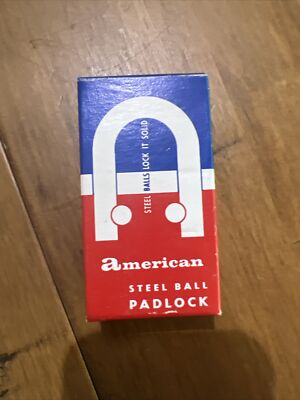 American Steel Ball Padlock 200 | eBay
